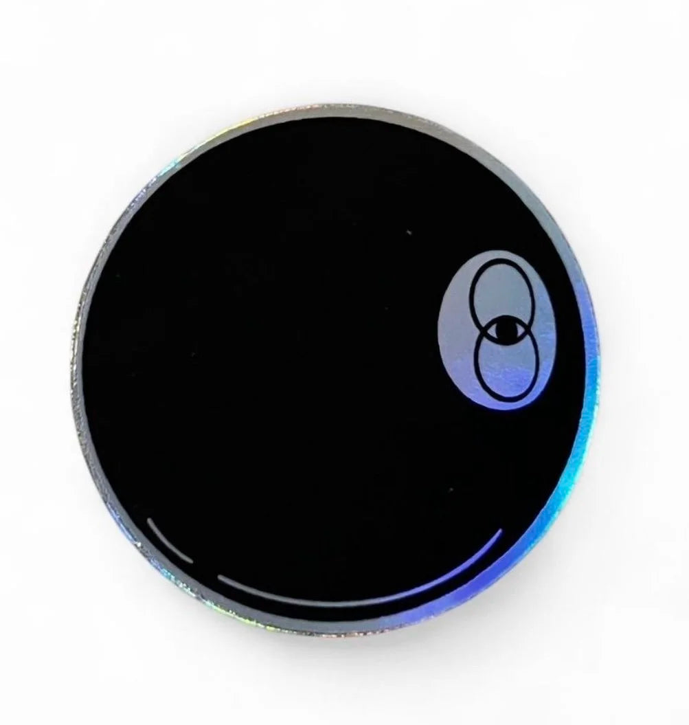 Holographic 8 Ball Sticker – HLLUCN8